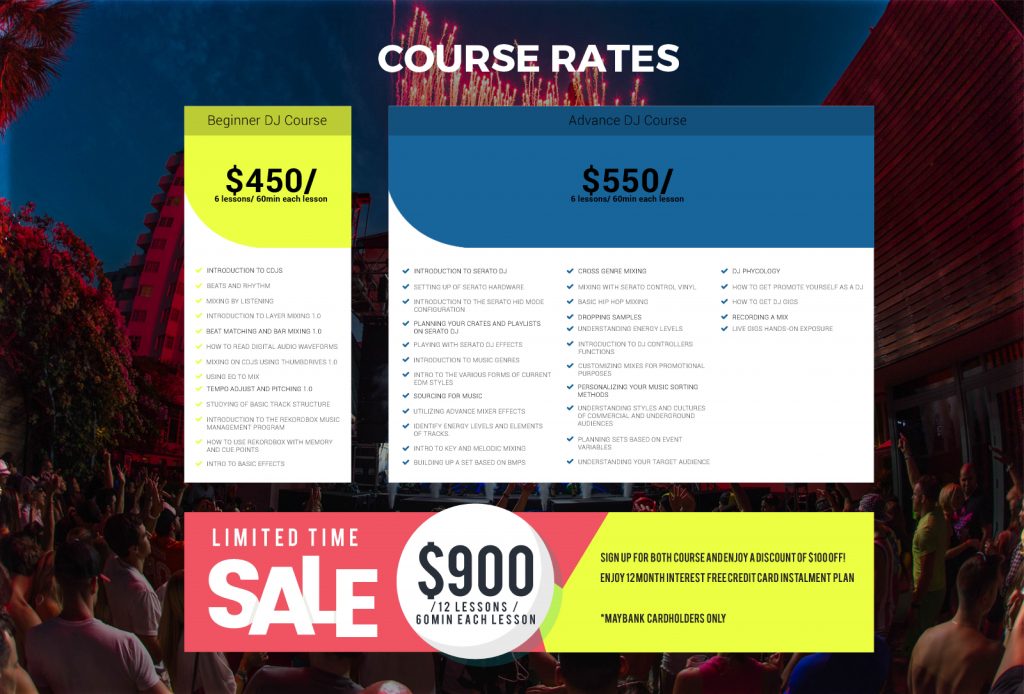 DJ course rates fold 1